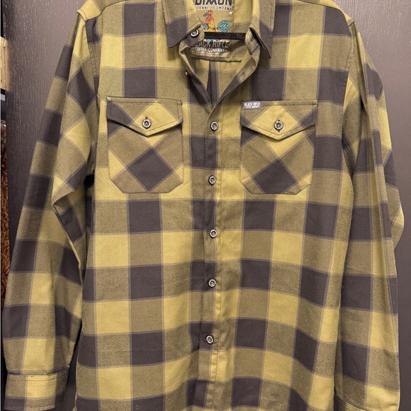 DIXXON | Shirts | Dixxon Black Rifle Coffee Co Size M Flannel Used ...